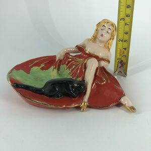 unbranded | Accents | Vintage Risqu Pinup Girl Cat And Surprise Trinket ...